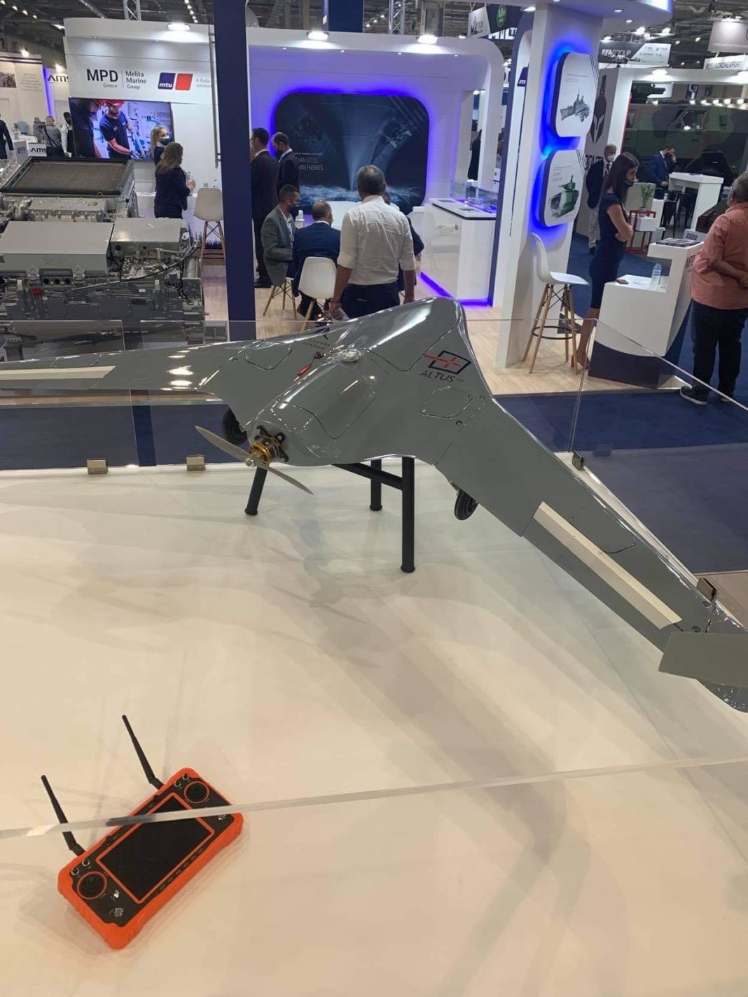 Το περίπτερο της Altus LSA στην έκθεση DEFEA - i Drones